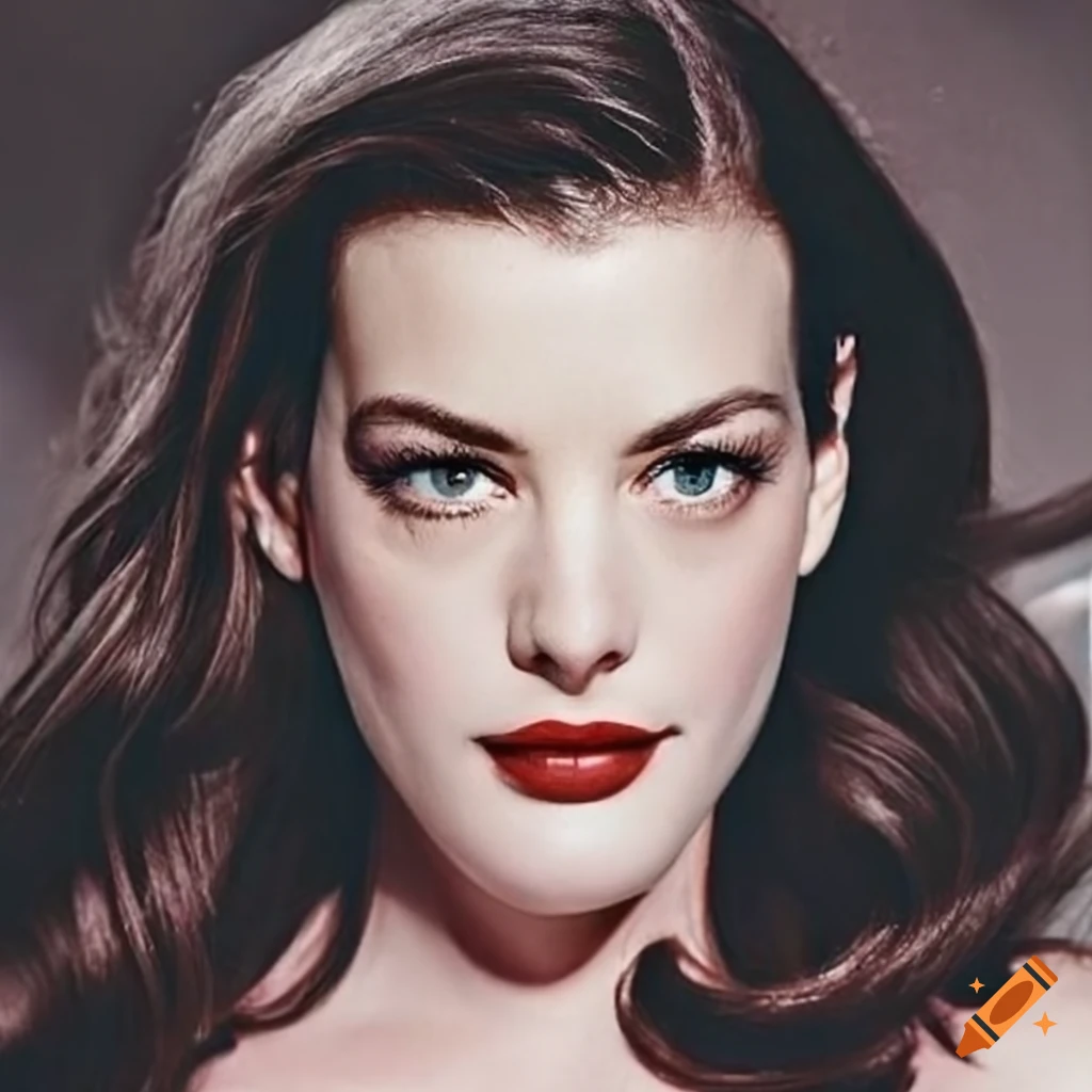 Vintage image of liv tyler on Craiyon