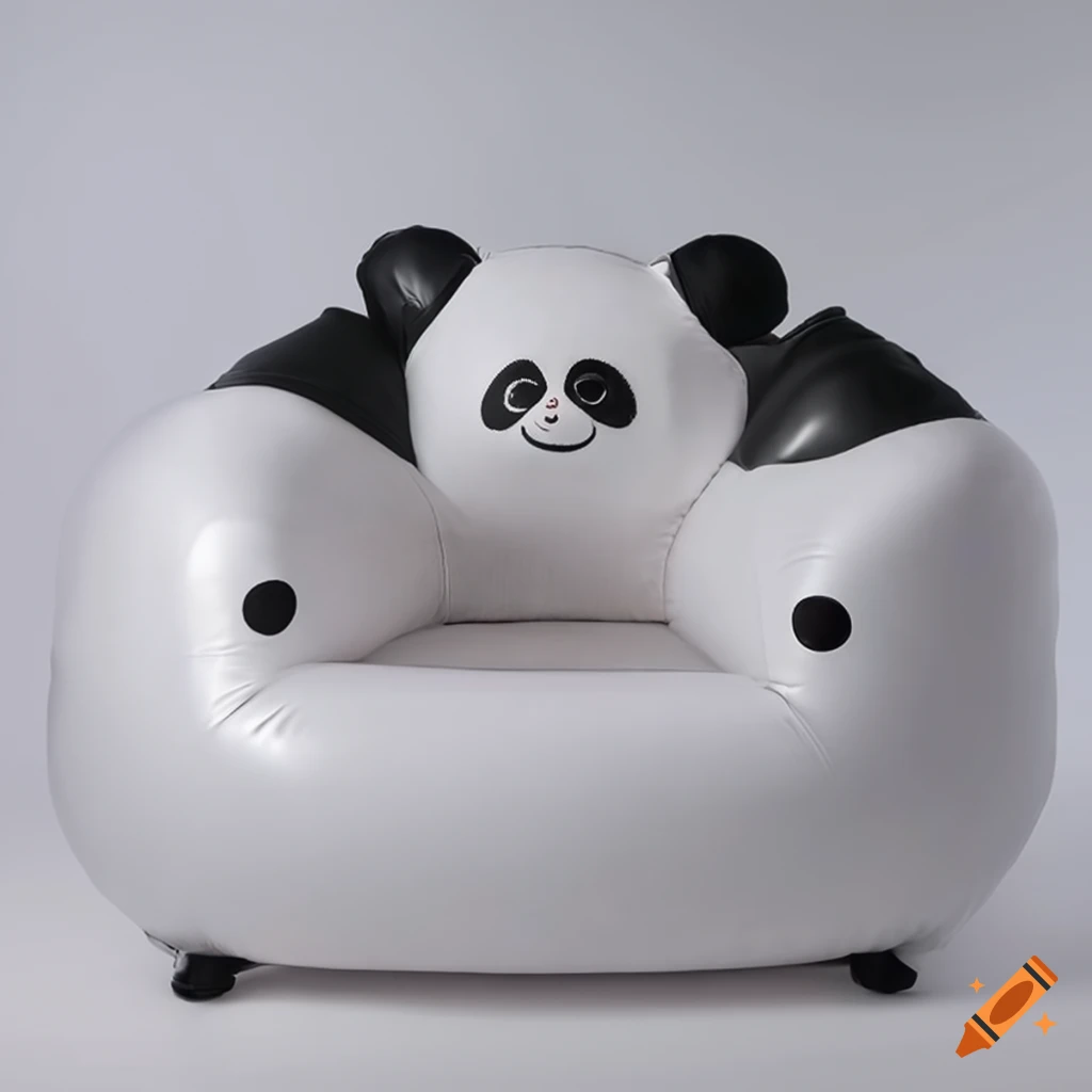 Inflatable panda chair