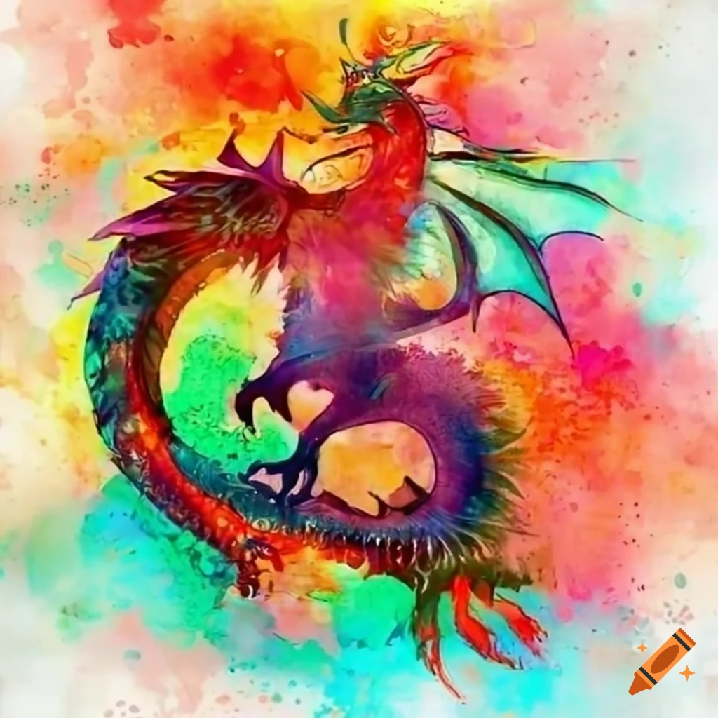 Dragon-themed elegant calendar on Craiyon