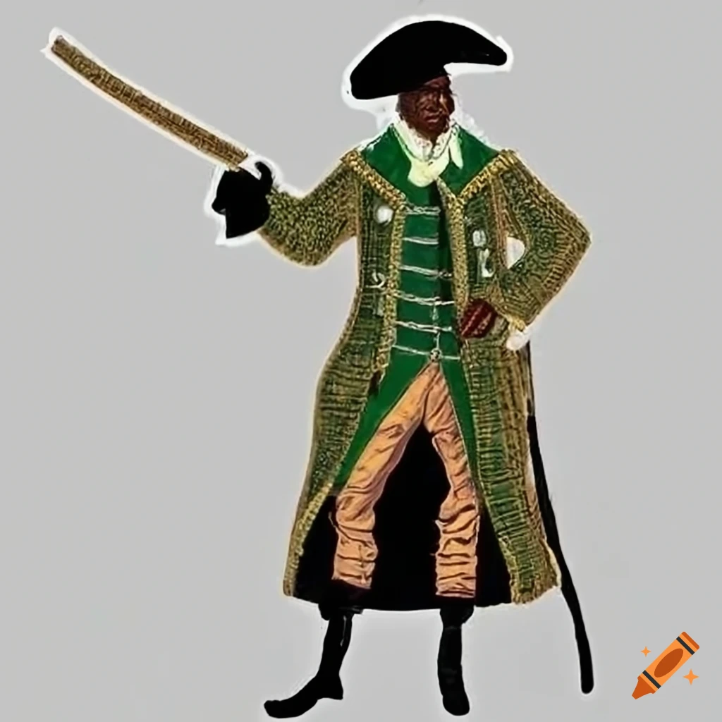 Portrait of captain green gator on Craiyon