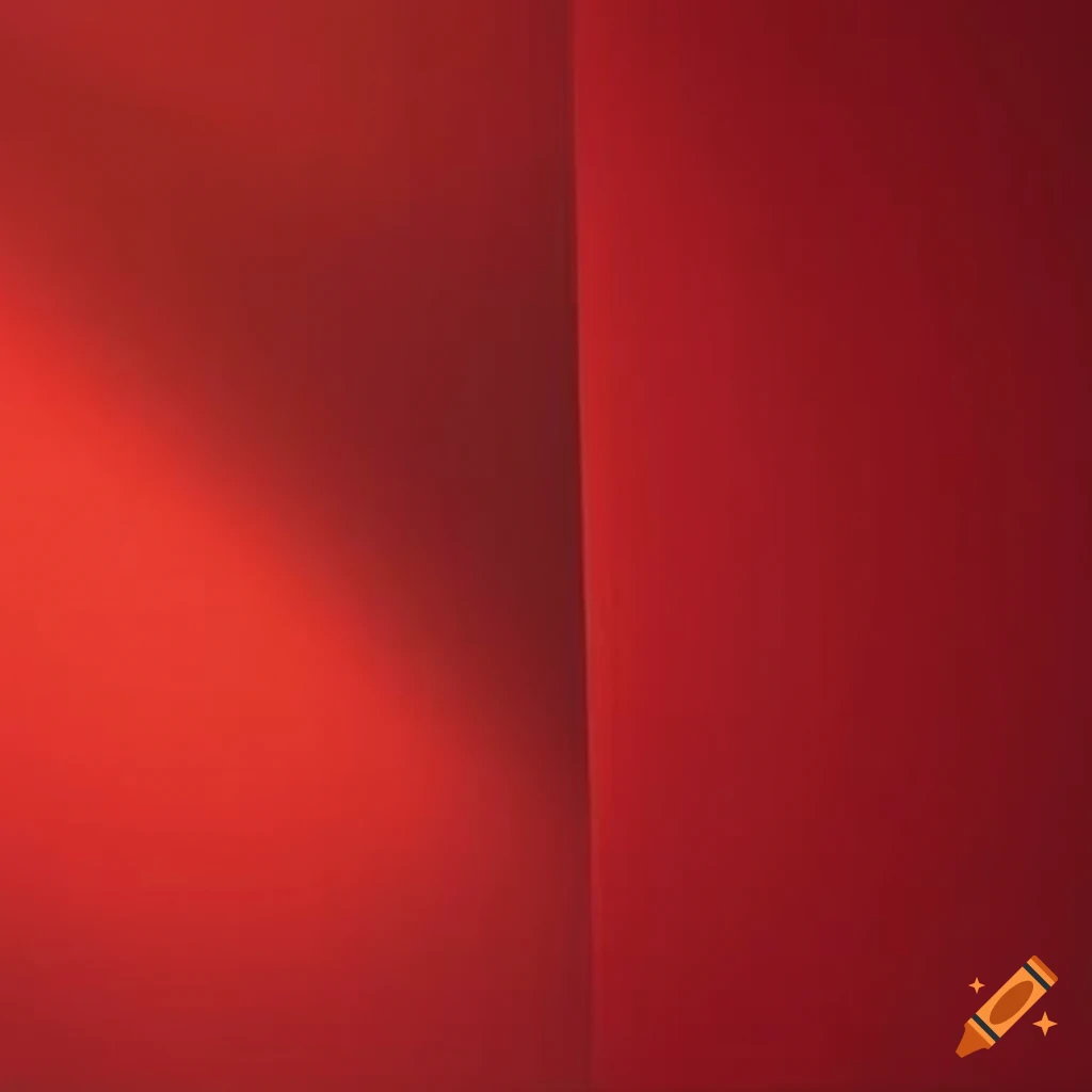 Gentle light illuminating a red wall