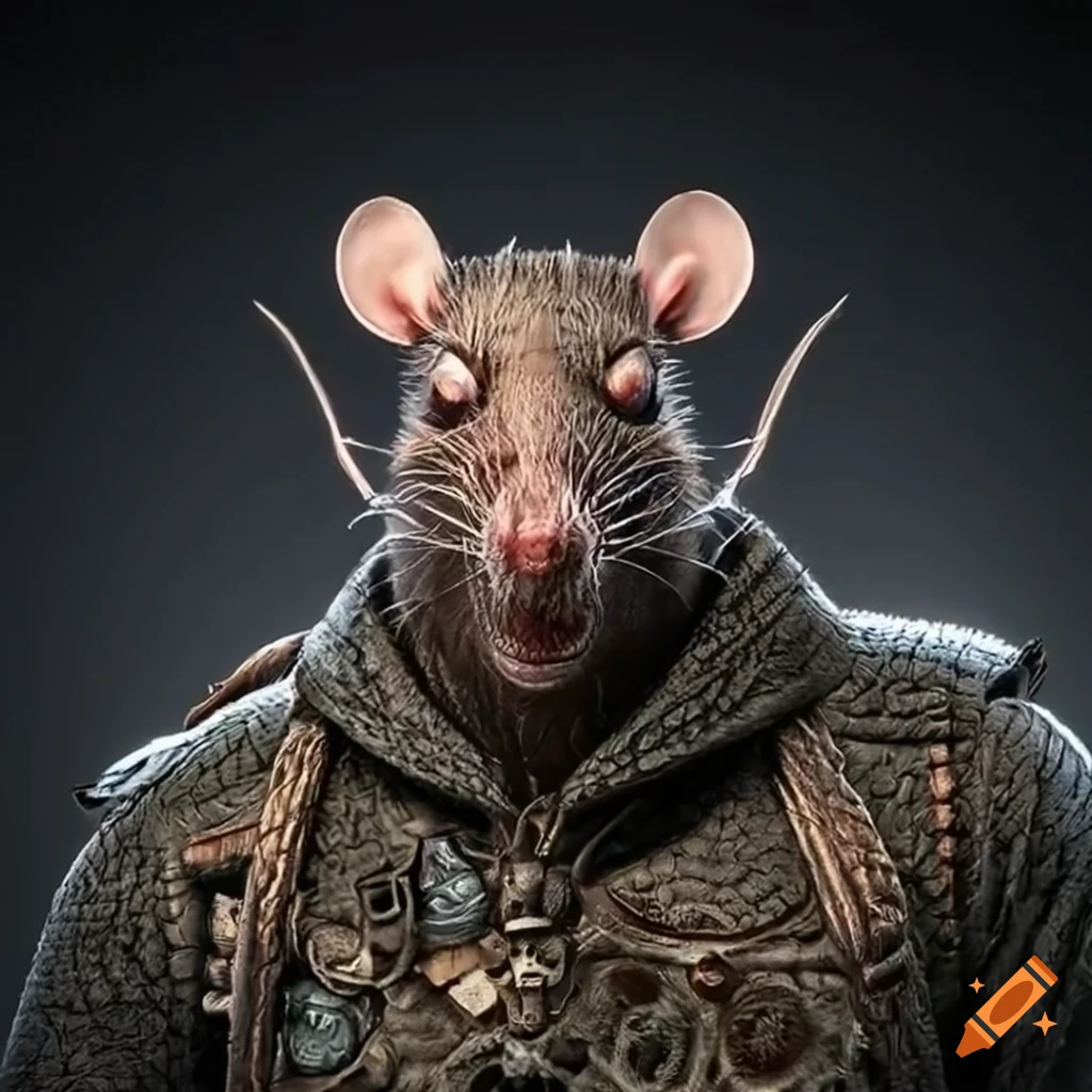 Rat in maroon cricket attire on Craiyon