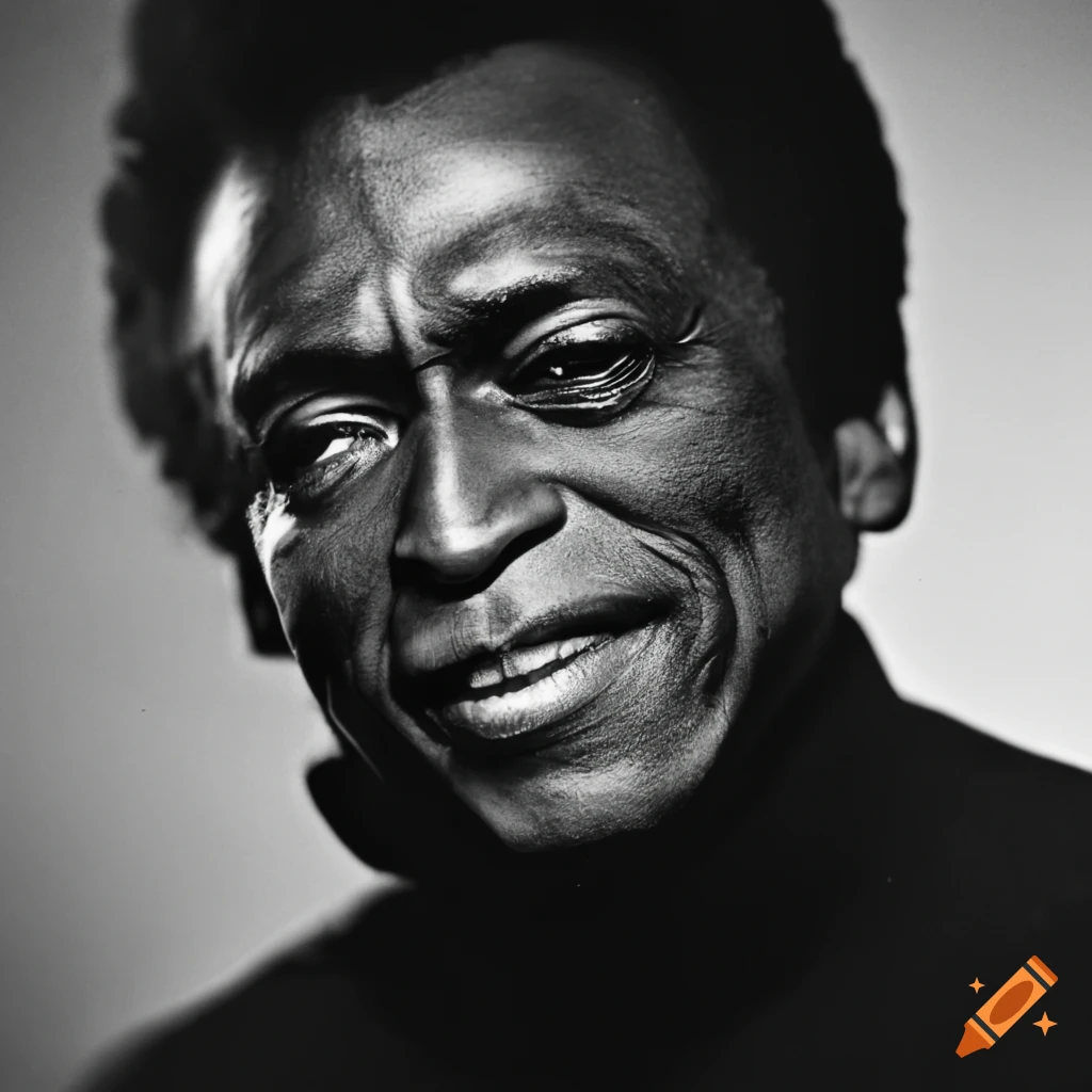 Portrait of Miles Davis on Craiyon