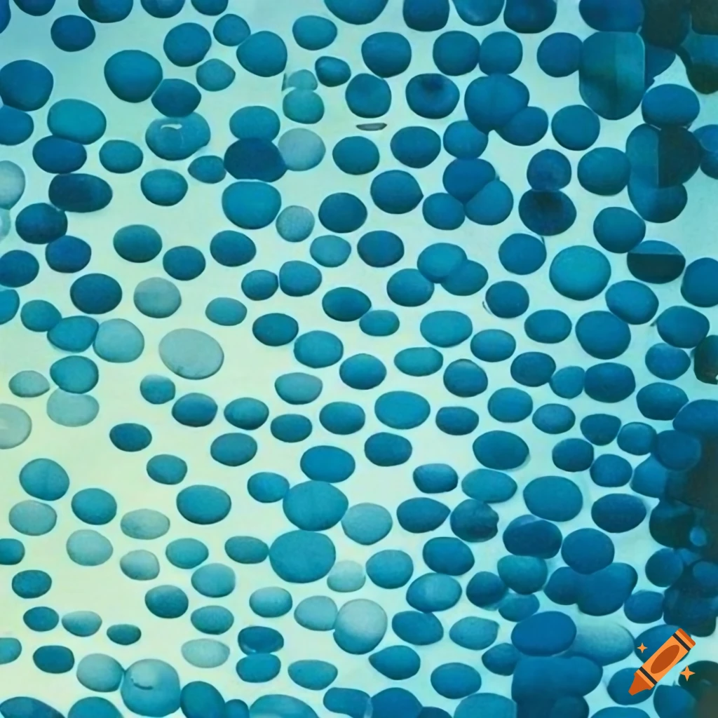 Blue jewels on vintage pal papers background on Craiyon
