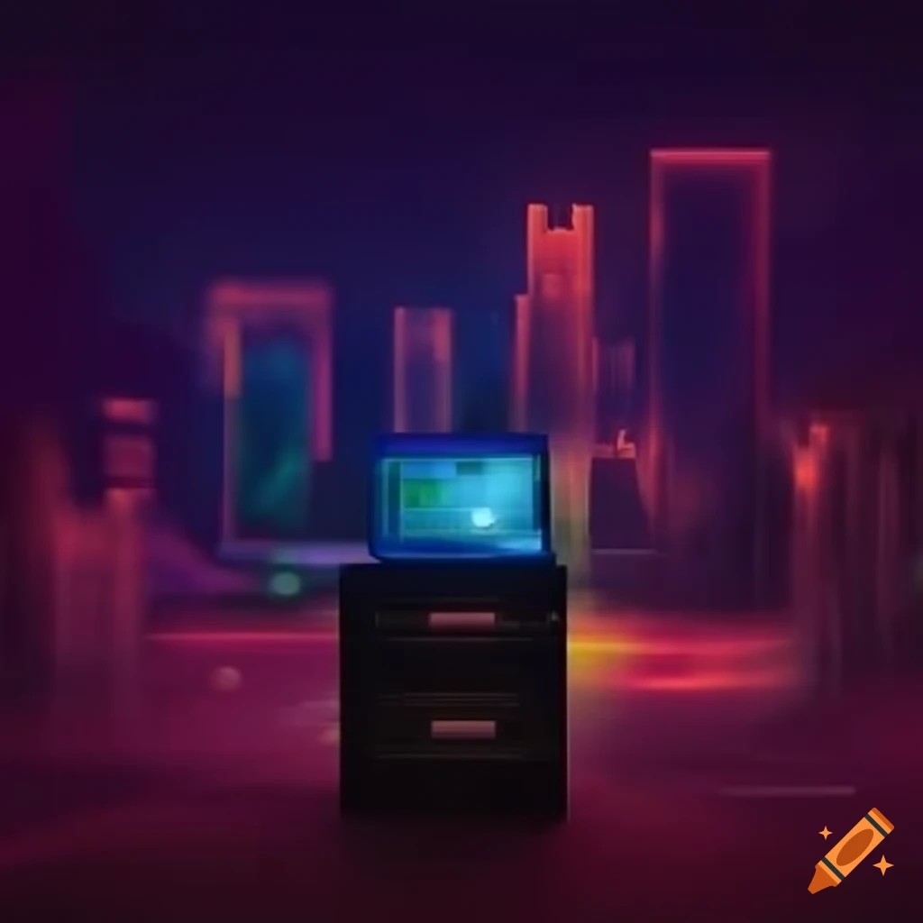 Illustration of understanding p2w servers on Craiyon