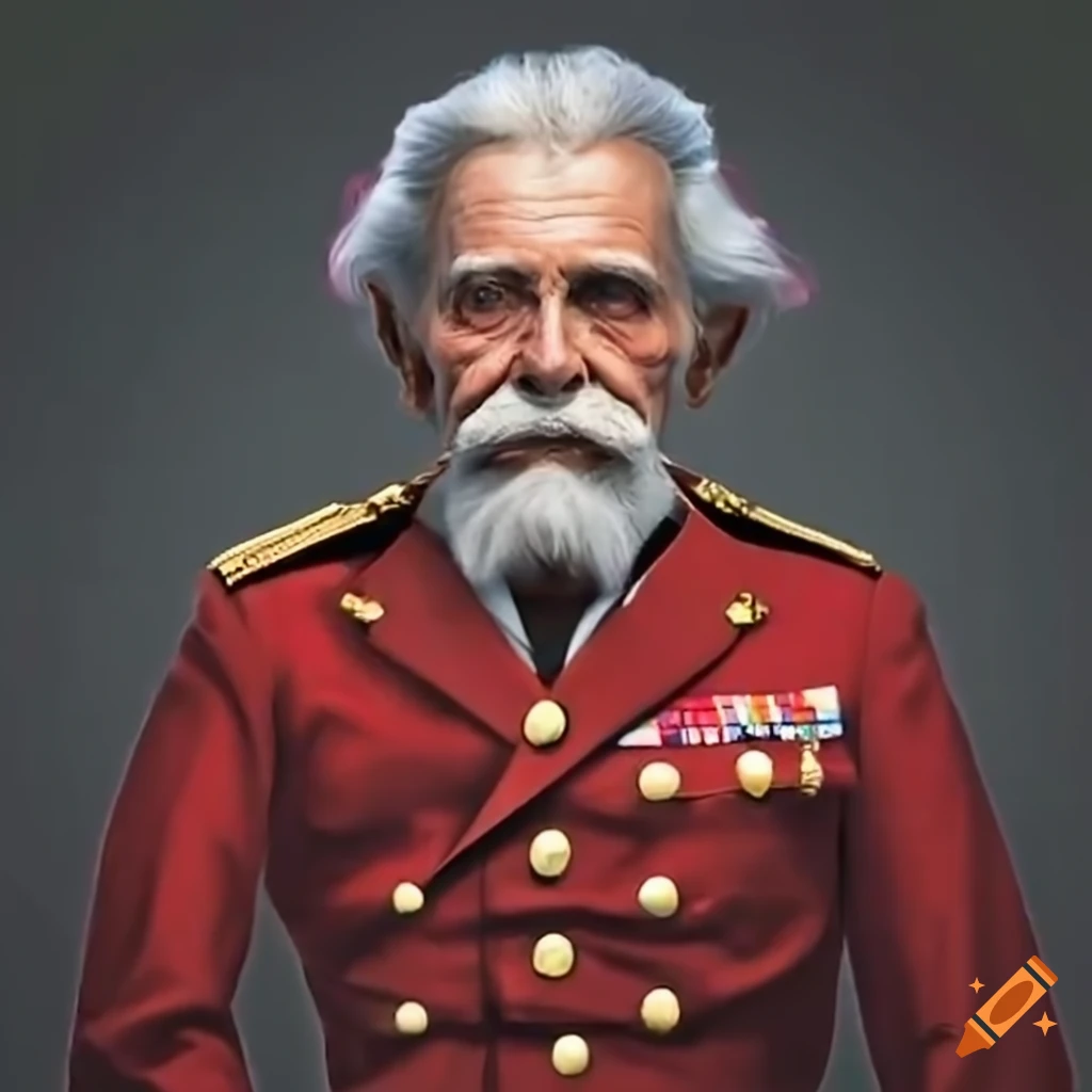 Image of a navy commander from the future