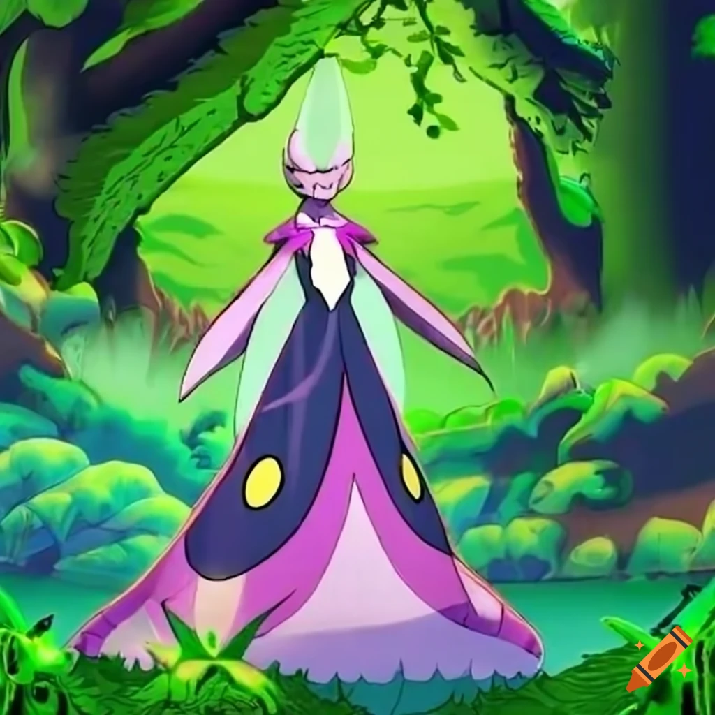 Florastride, a majestic Grass/Fairy-type Pokémon on Craiyon