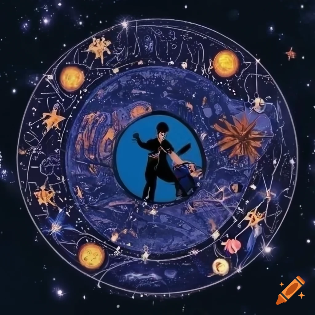 Kpop album cover inspired by Greek mythology and space on Craiyon