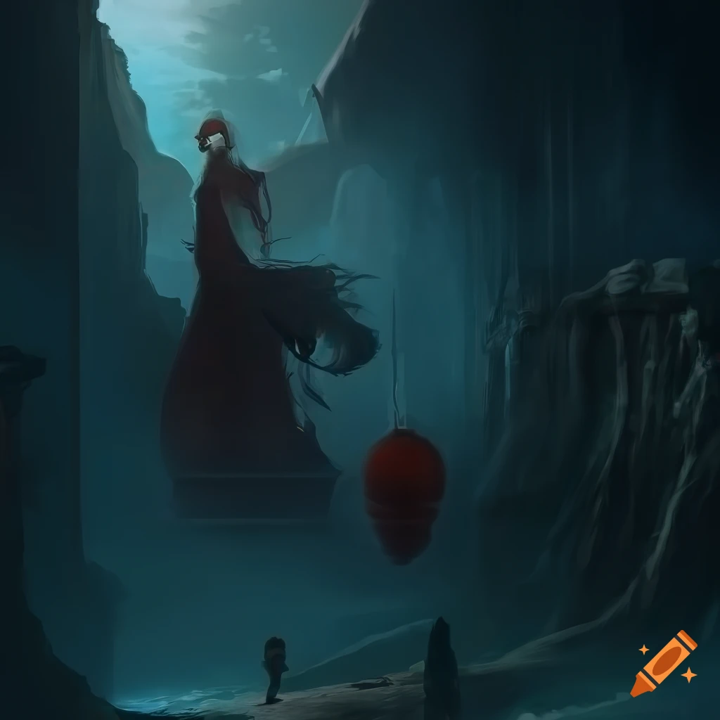 Hyper-maximalist dark fantasy artwork in space on Craiyon