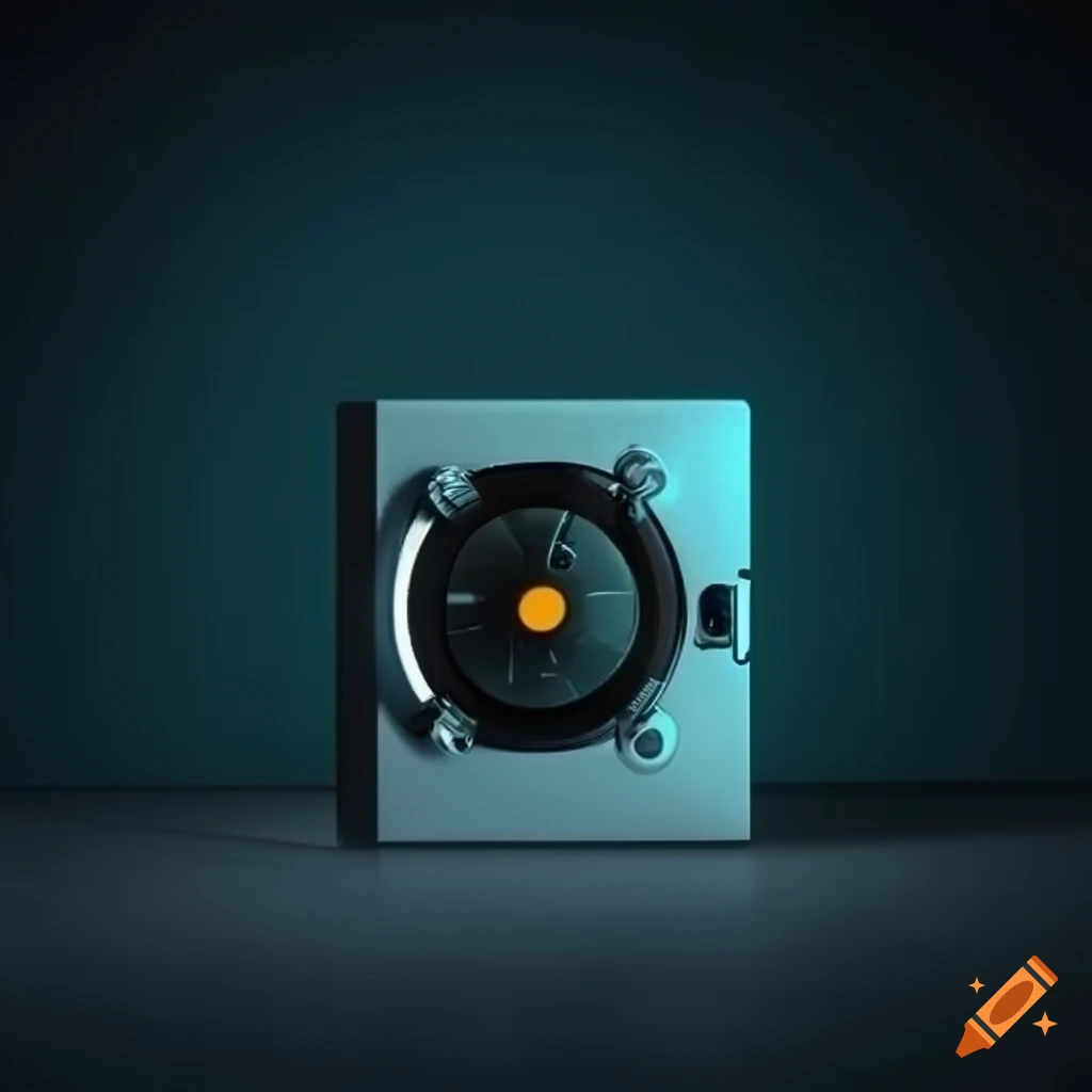 Minimalistic digital vault with 2 keys