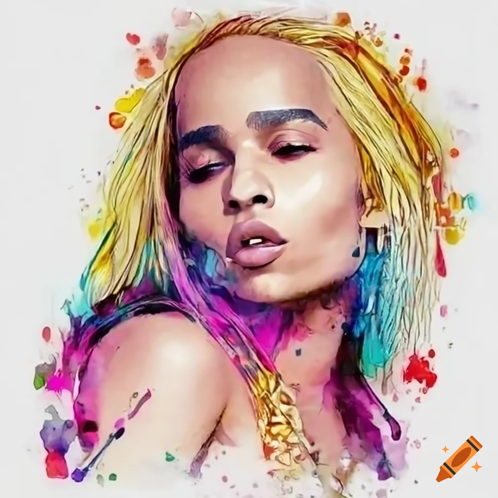 Zoe kravitz in cyberpunk style outfit