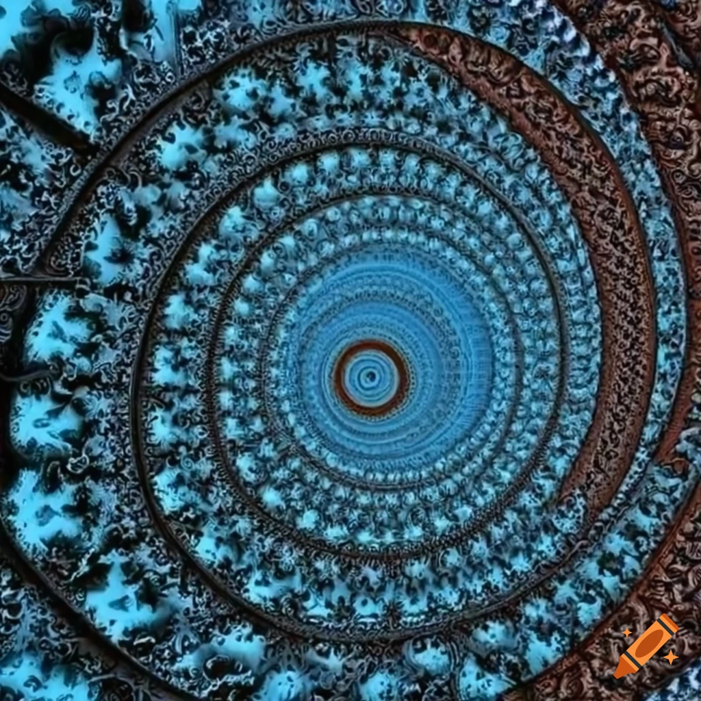 Mandelbrot set fractal pattern on Craiyon