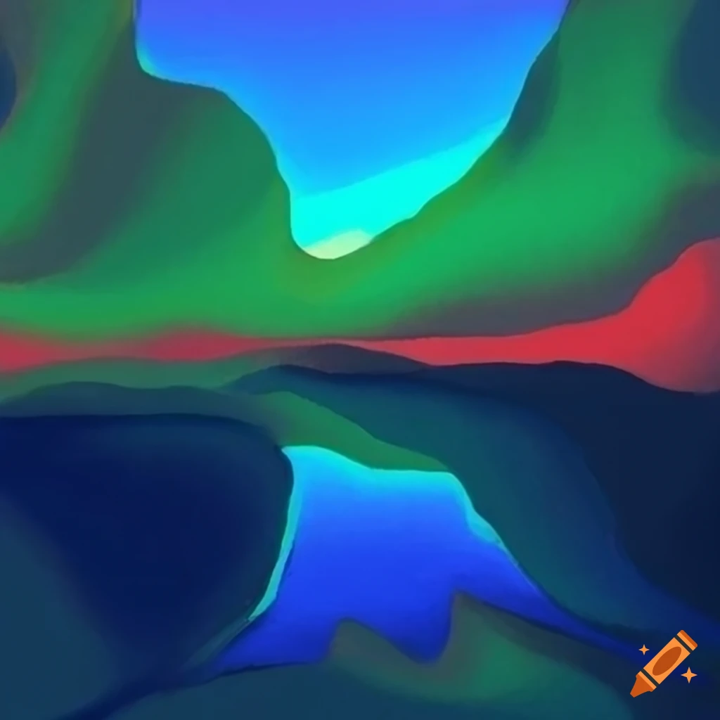 Landscape inspired by dadaism and andy warhol on Craiyon