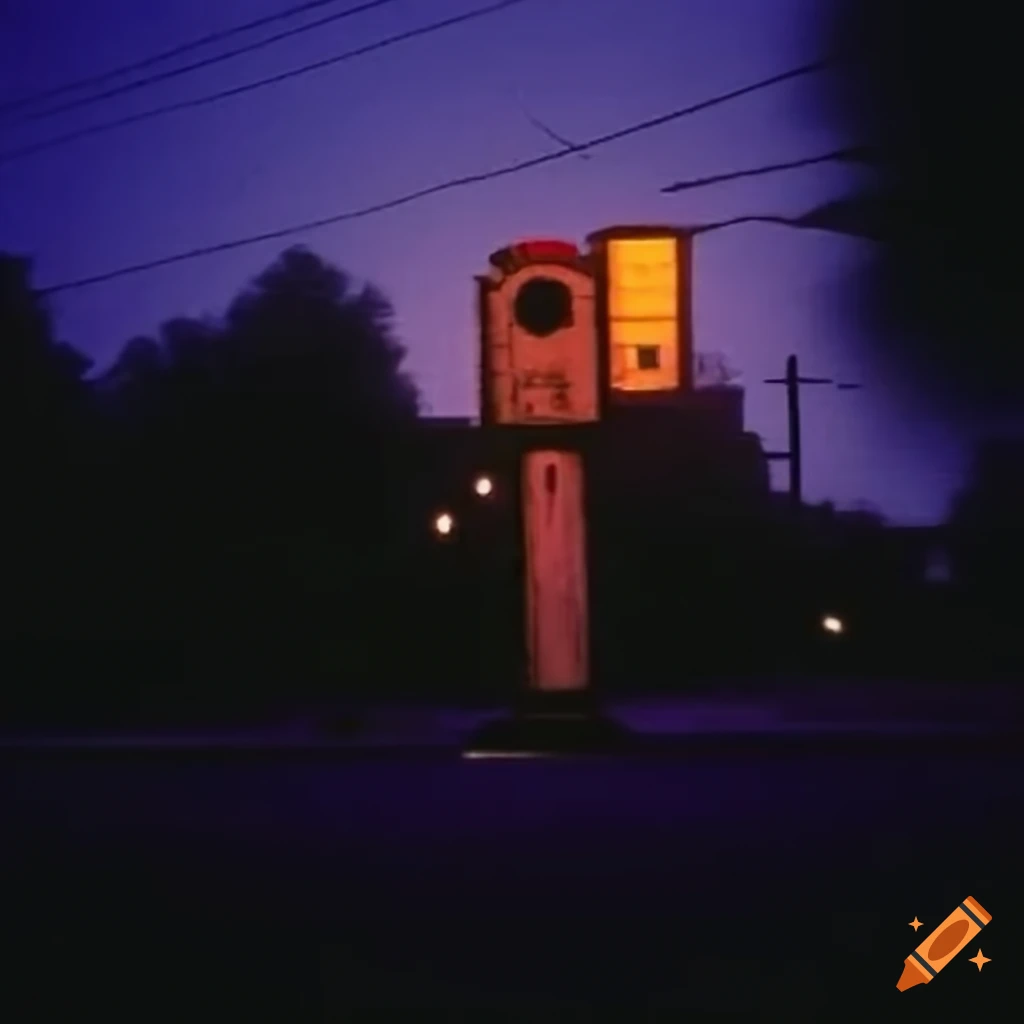 Midwestern town in 2003 with low-quality camera photo aesthetic on Craiyon