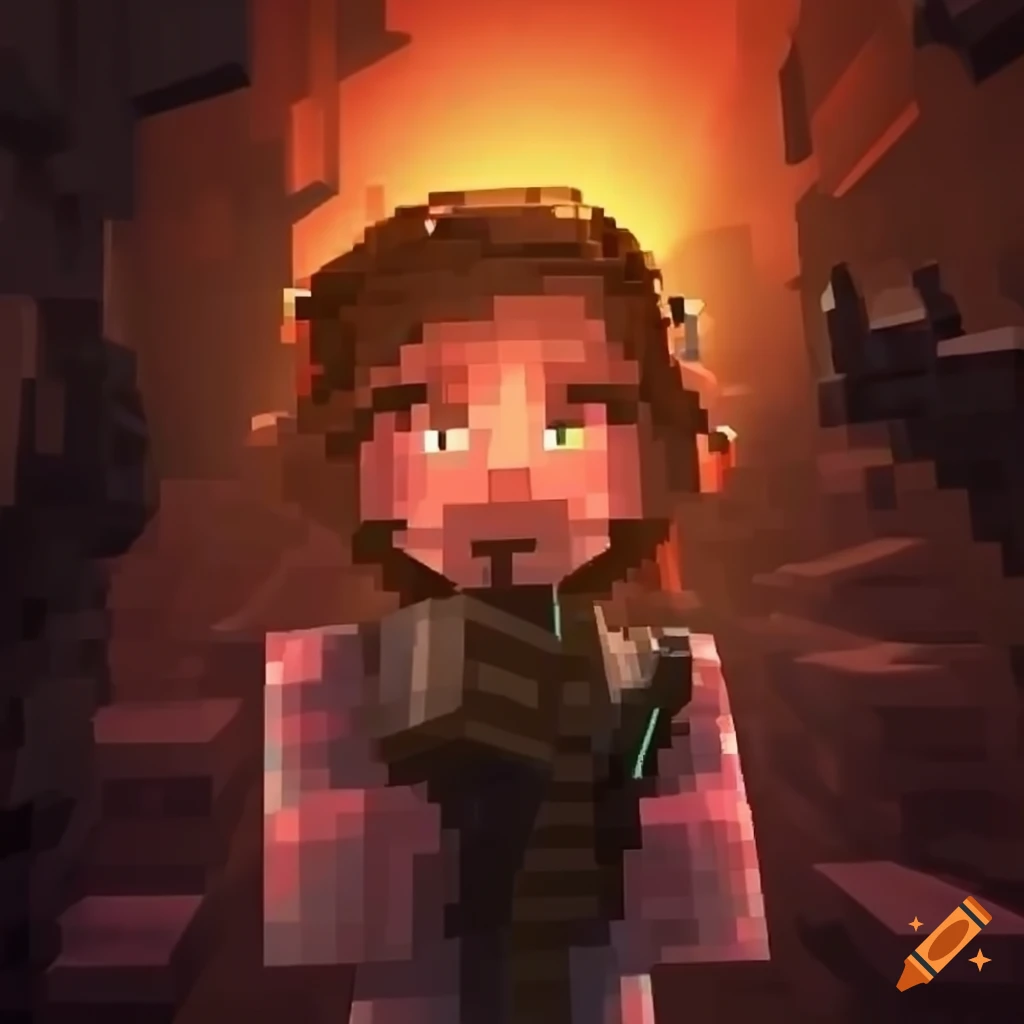 Minecraft fans gathered in an event on Craiyon