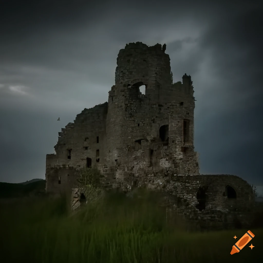 A cliff castle in france being attacked by a rival army on Craiyon