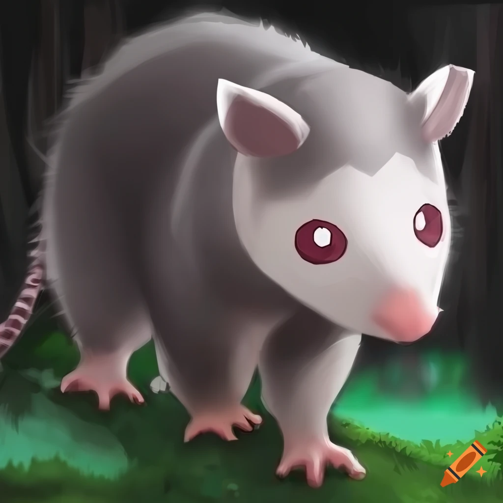 Animation of a baby capybara pokémon on Craiyon