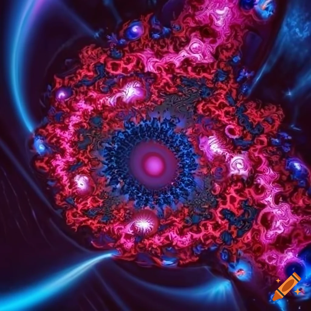 Fractal patterns in space