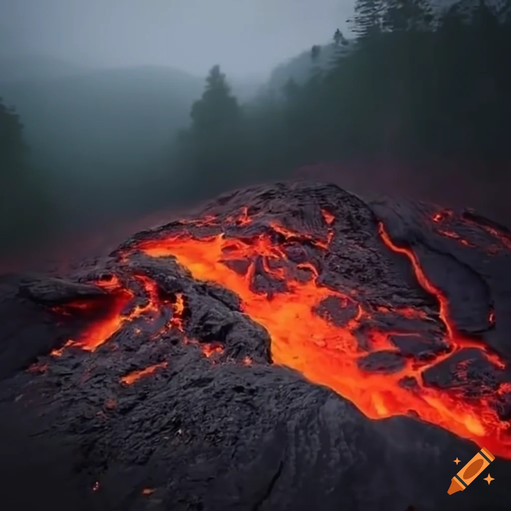 Volcanic ashes arranged as numbers on Craiyon
