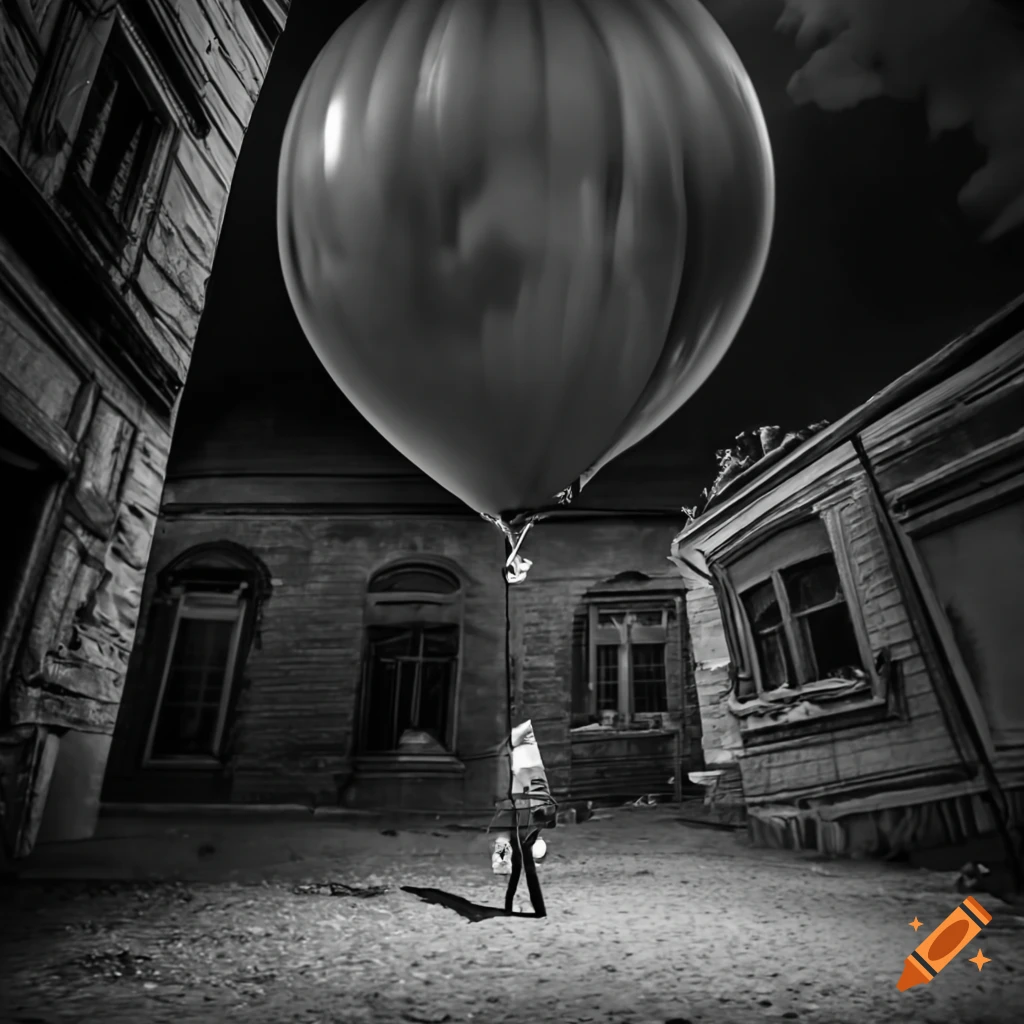 Creepy balloon image on Craiyon