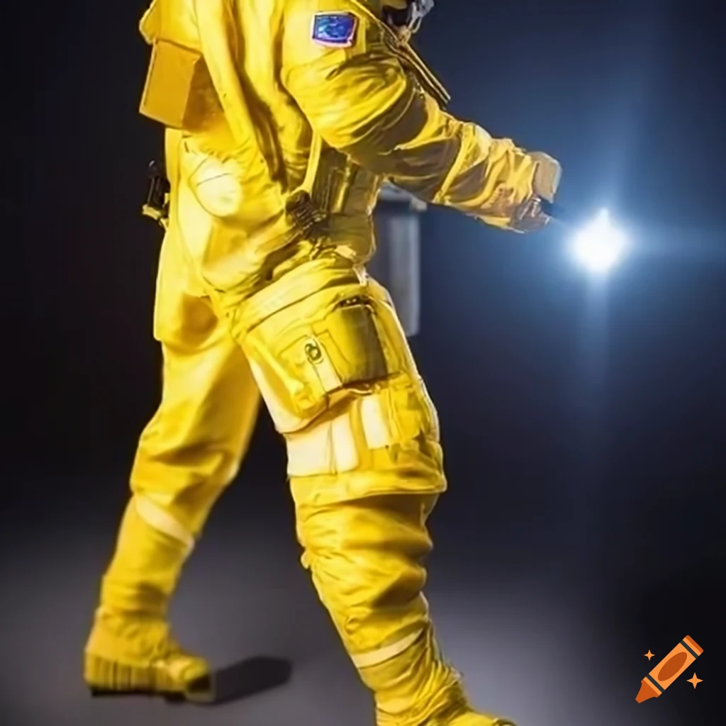 Balenciaga's stylish yellow astronaut suit
