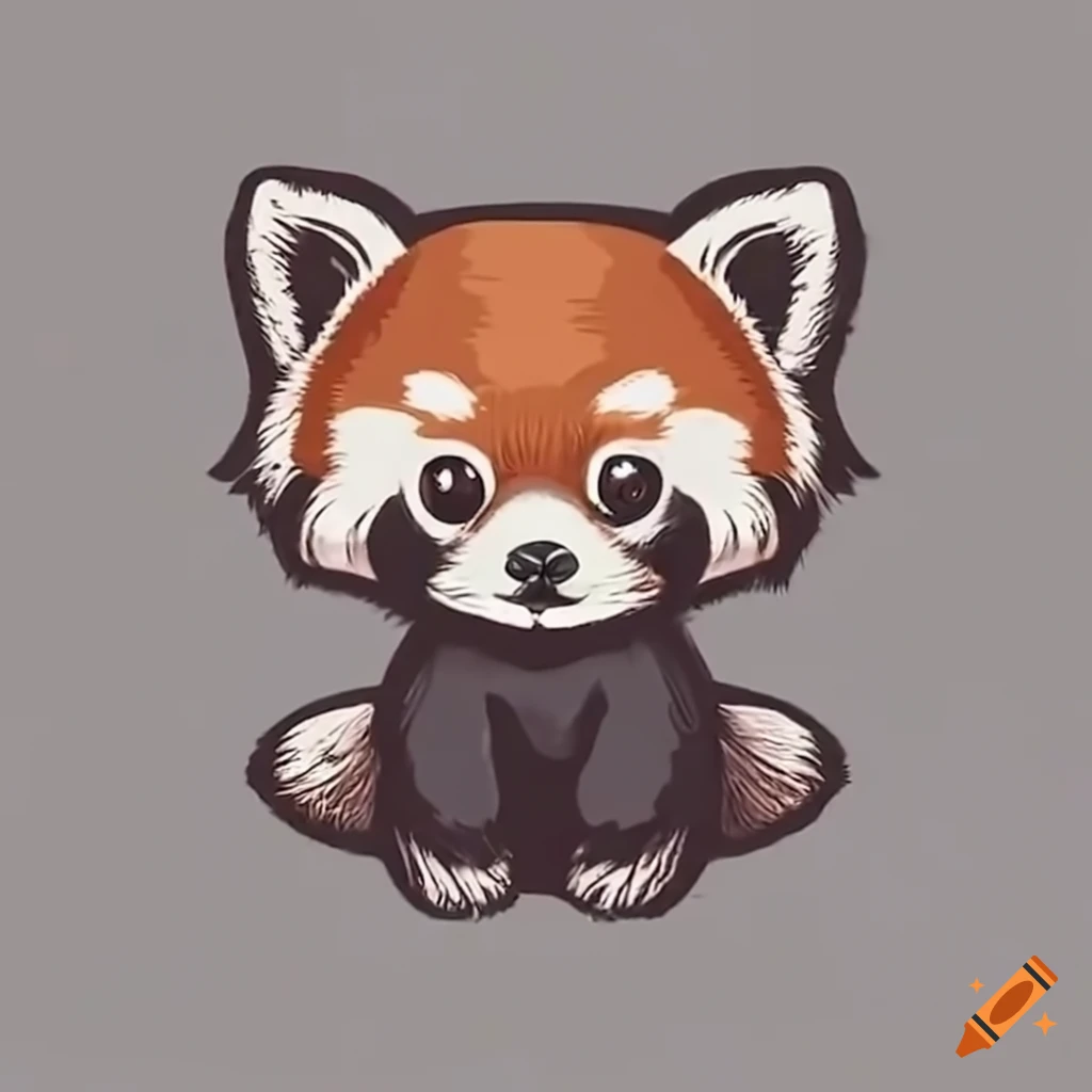 Red panda showing off its martial arts moves on Craiyon