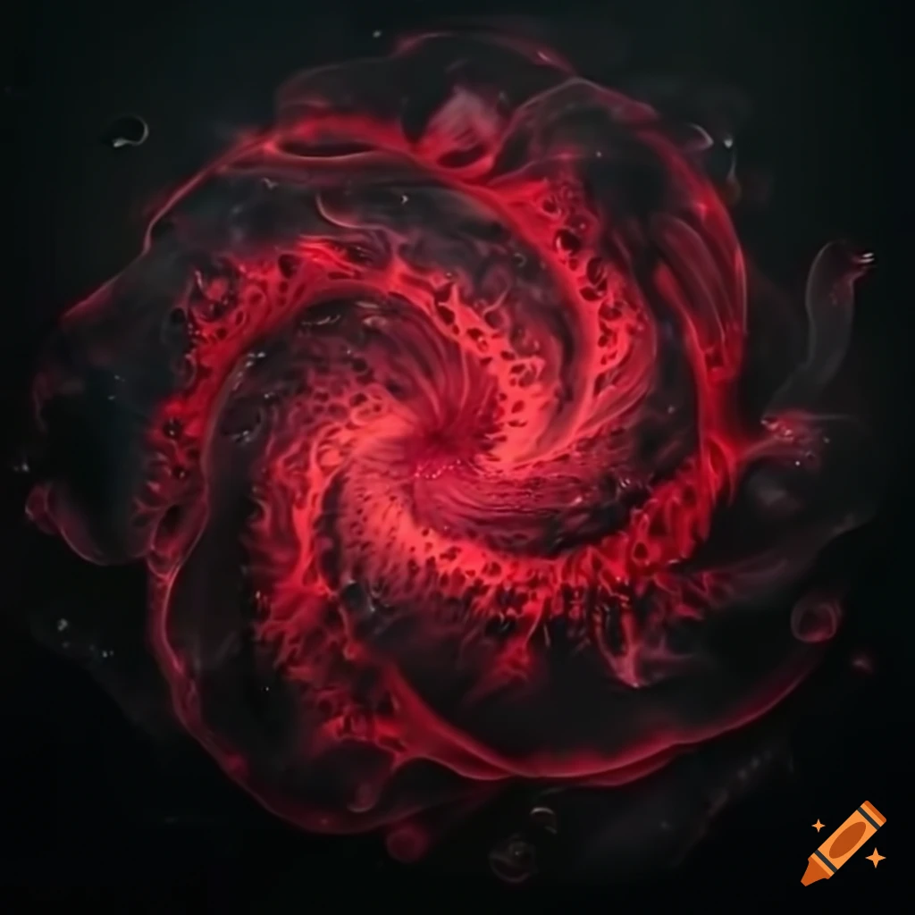 Hollow shell with red particles leaking in a scientific illustration on ...