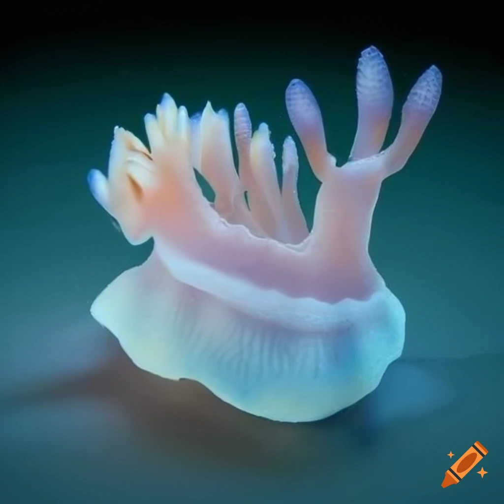 Translucent 3d sea slug on Craiyon