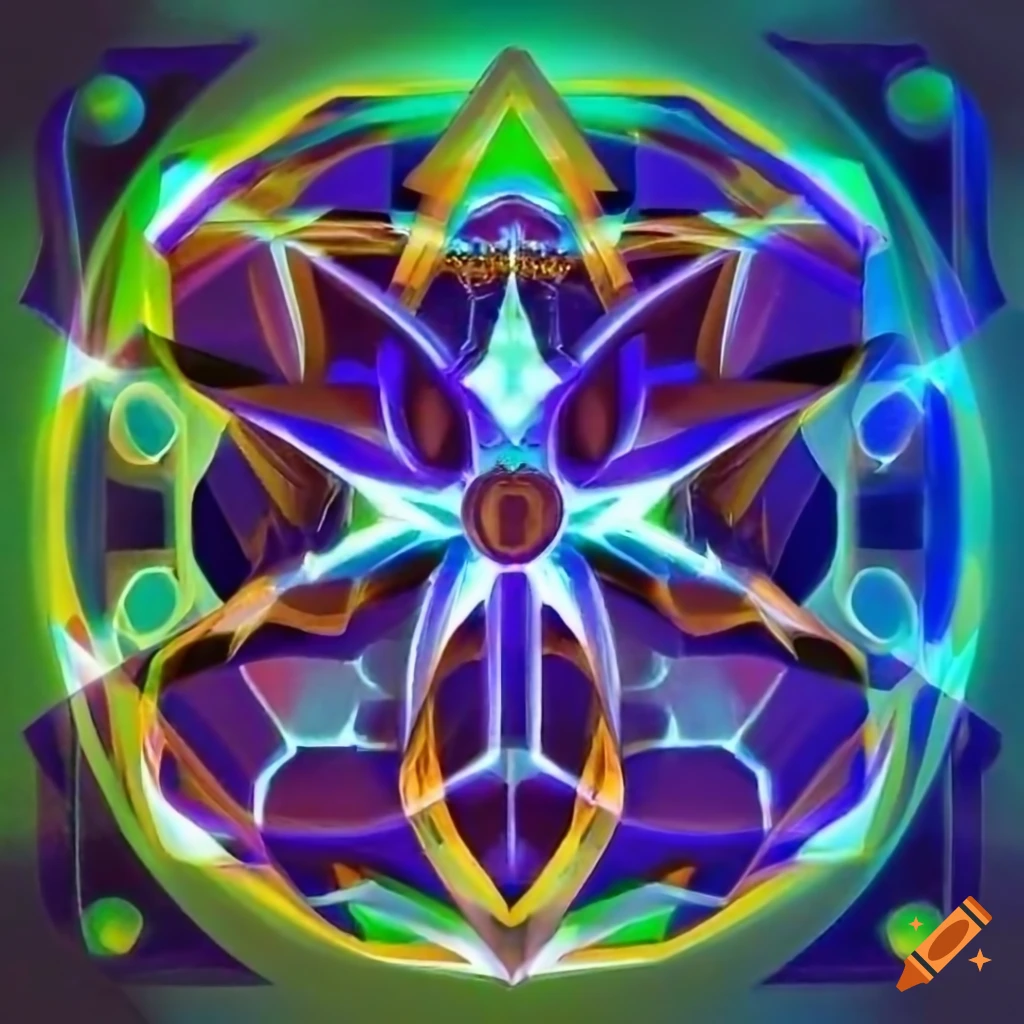 Conceptual representation of faith and divinity on Craiyon