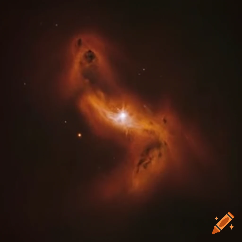 Sepia planetary nebula