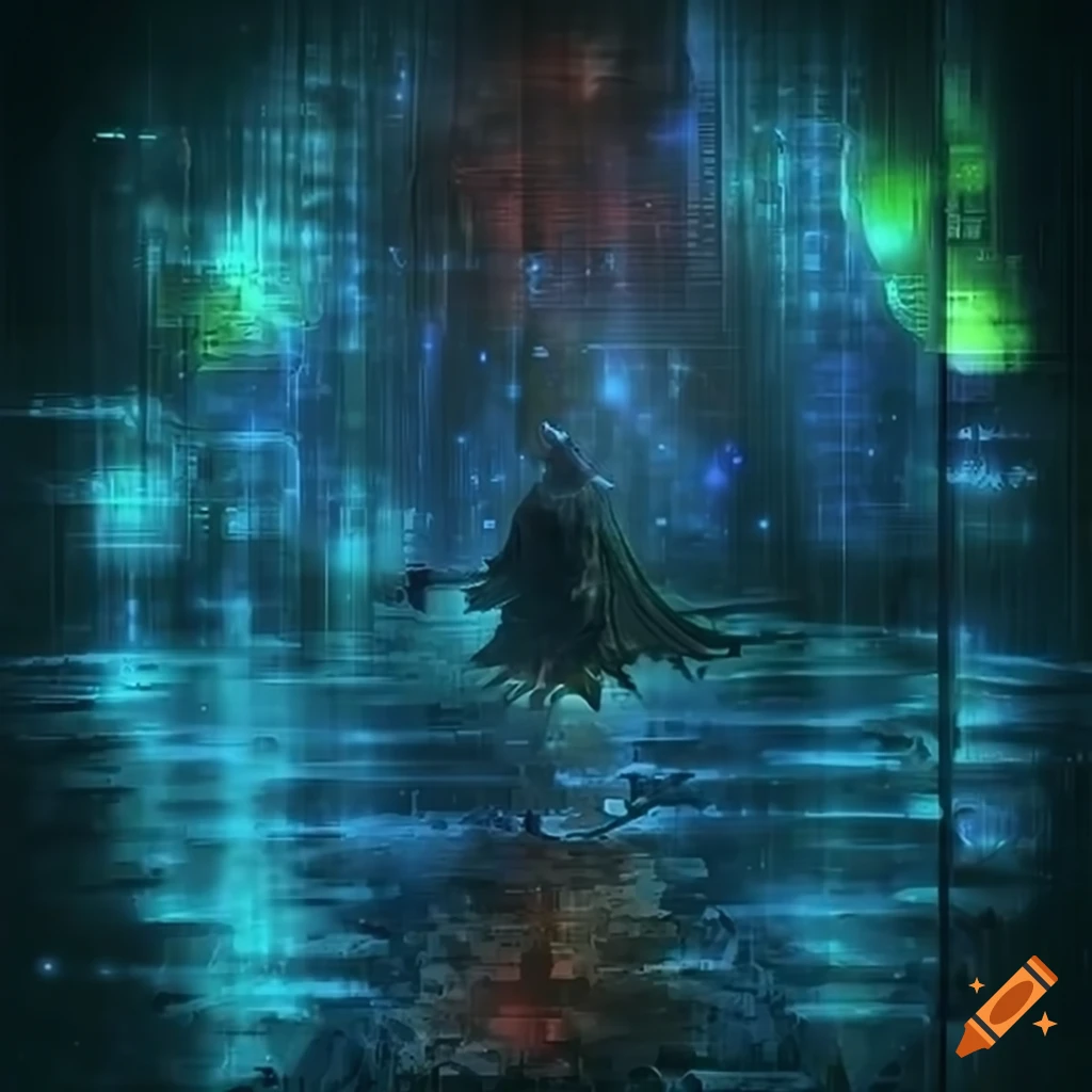 Uhd wallpaper of a futuristic rpg game ui