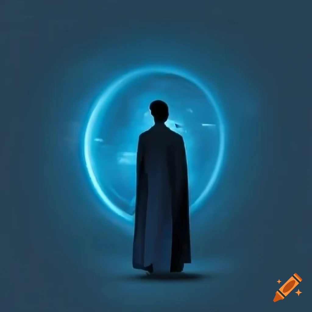 Elegant male ghost with captivating gaze