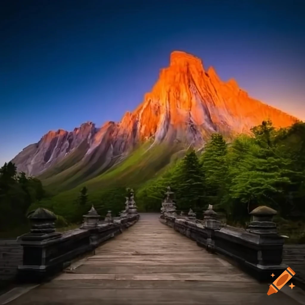 Bright colorful travel photo on Craiyon