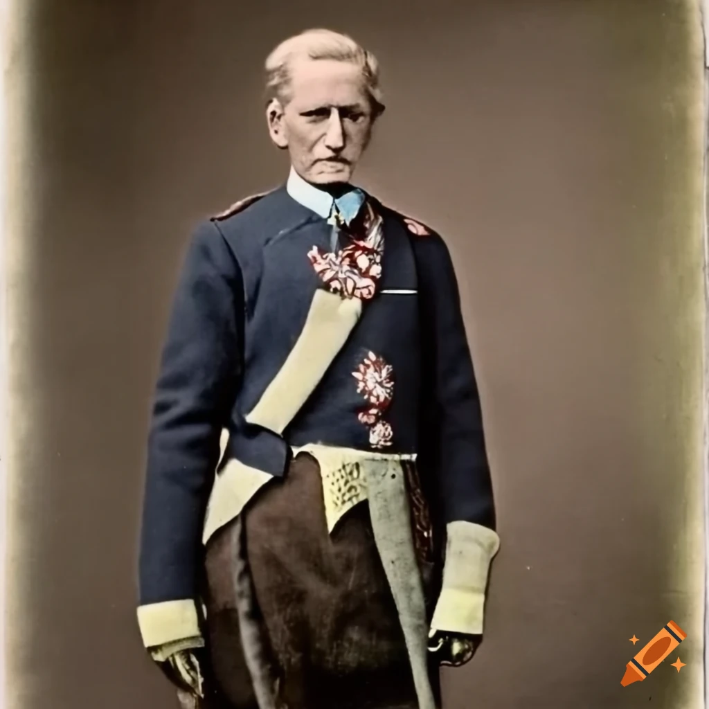 Colorized photograph of a british privateer