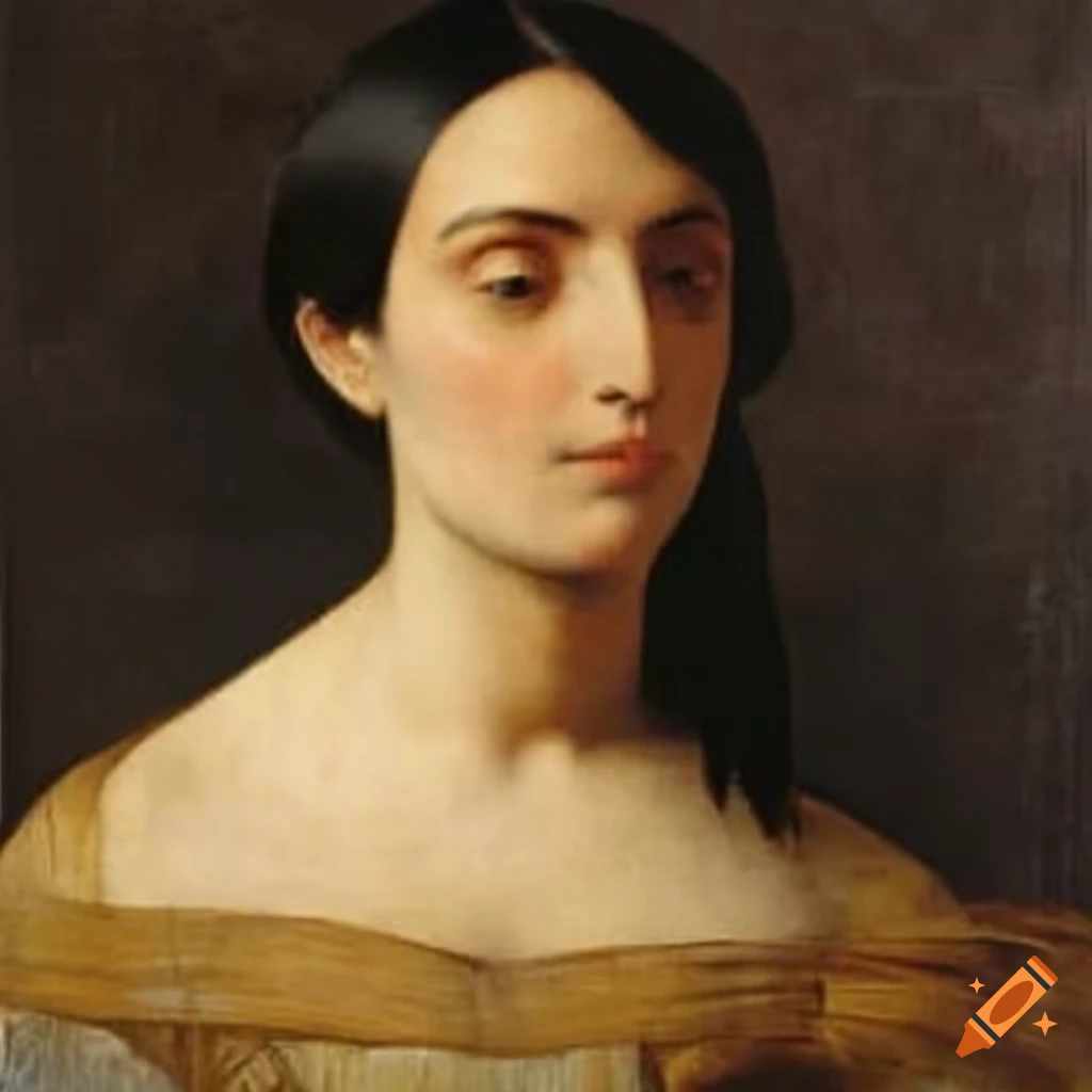 Portrait painting of an architect by ingres on Craiyon