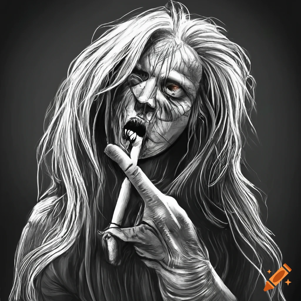 Minimalistic artwork of a smoking skateboarder monster on Craiyon