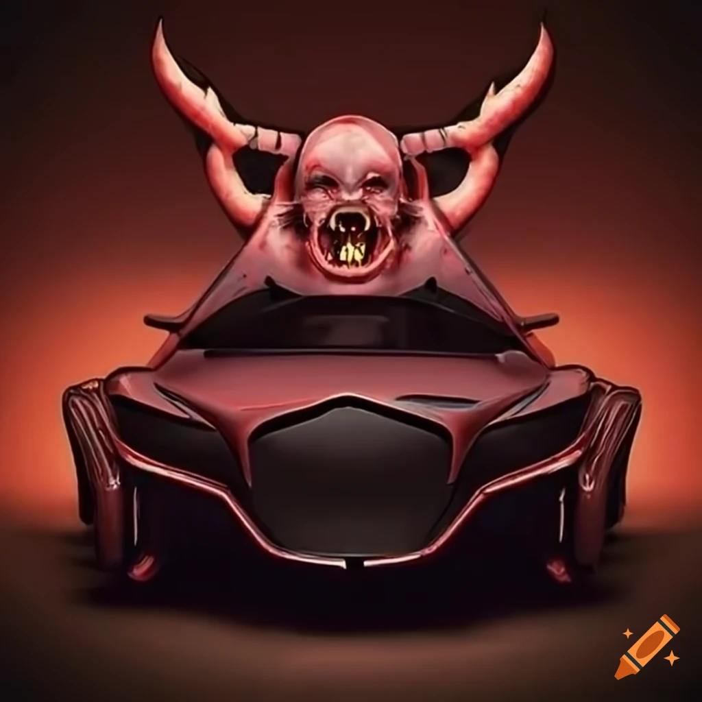 Sinister devil-themed car design