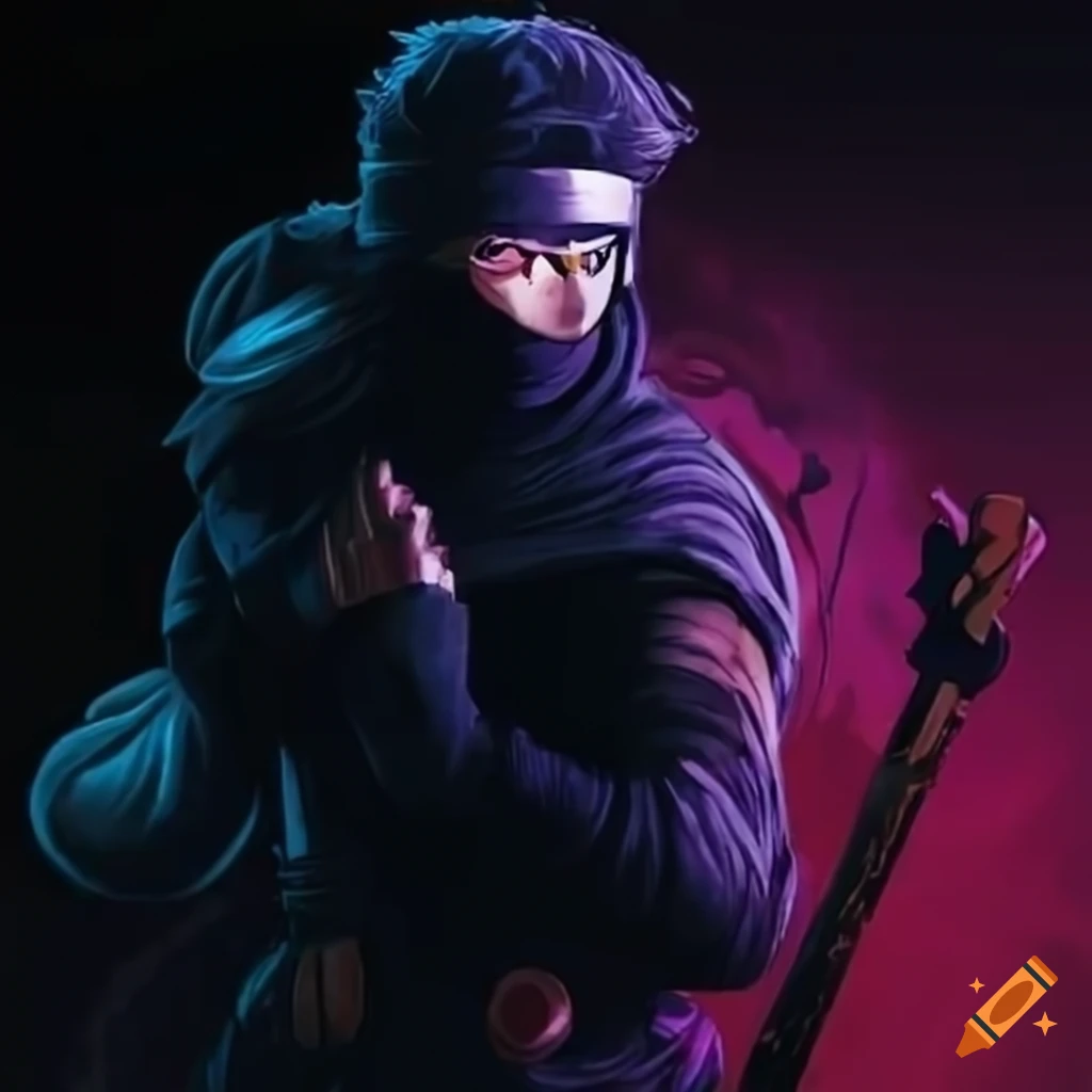 Image of a green ninja from an anime on Craiyon