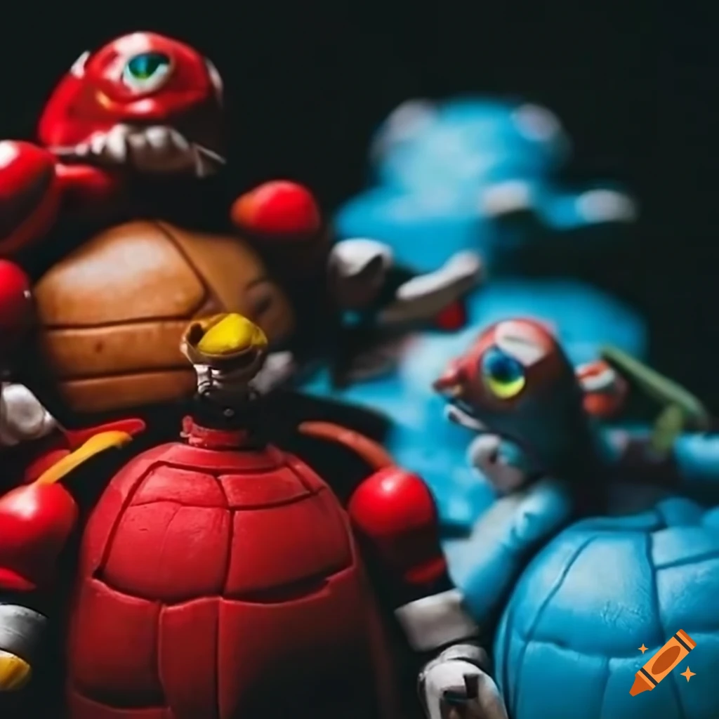 Turtle-style robot in getter robo anime on Craiyon