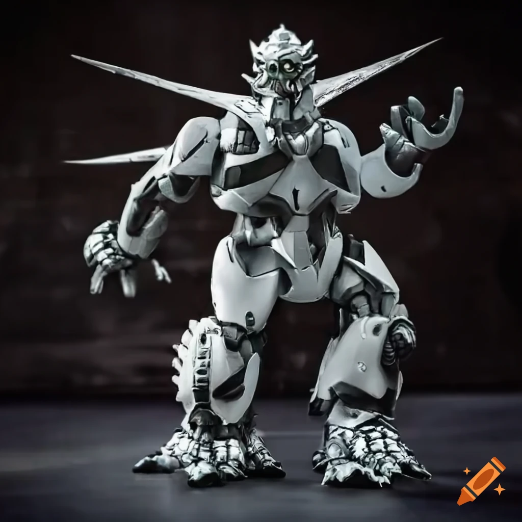 Snapping turtle kaiju cyborg in futuristic armor on Craiyon