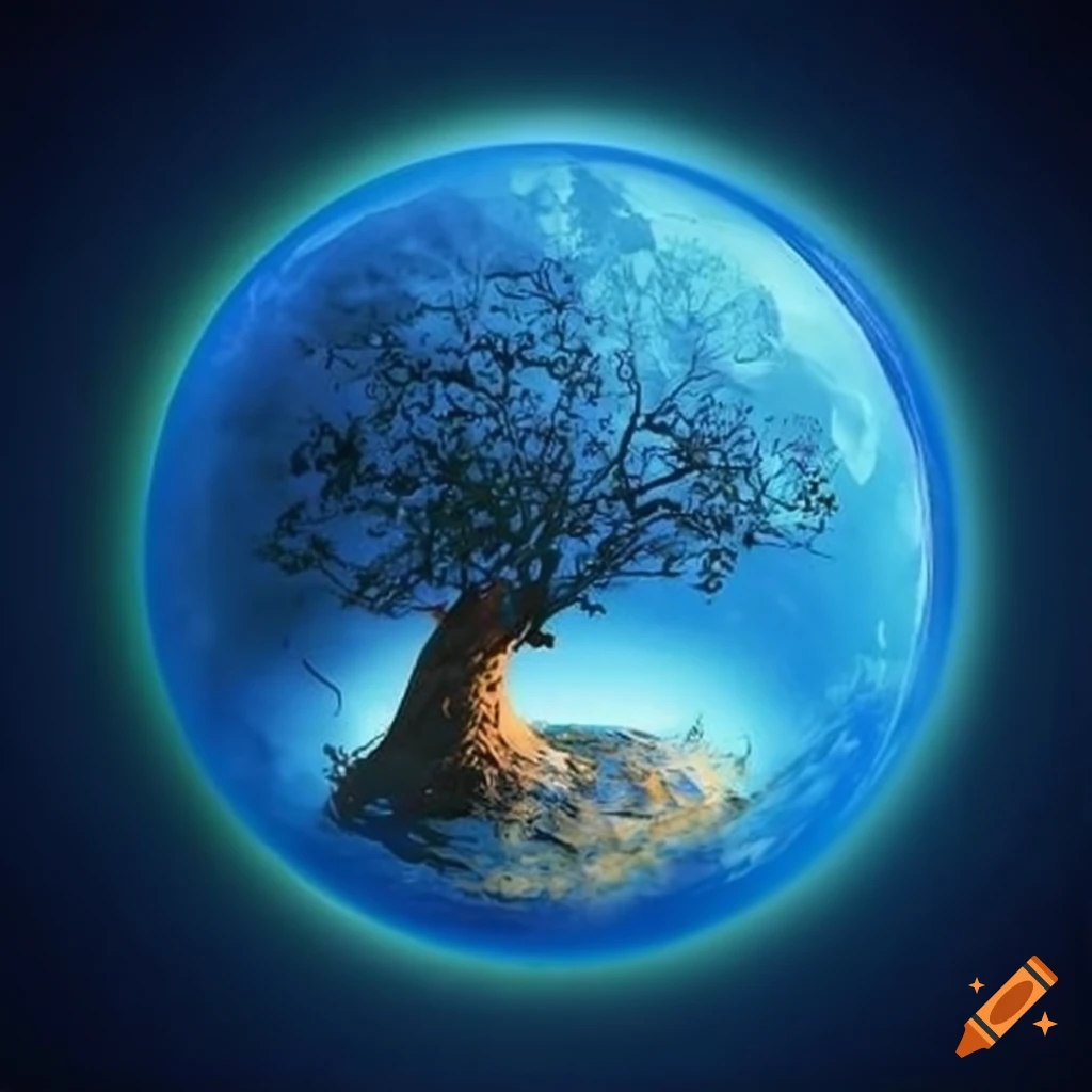 Image representing the fusion of nature and technology on Craiyon