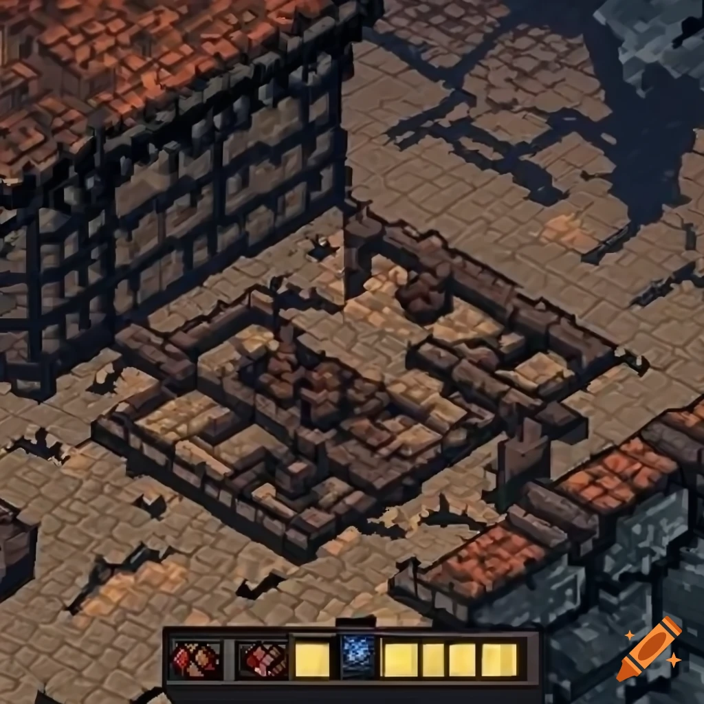 Diverse isometric video game textures on Craiyon