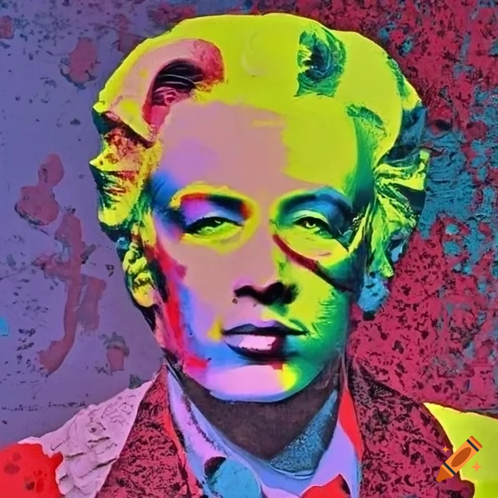 Neo-pop artwork with vibrant colors and various techniques on Craiyon