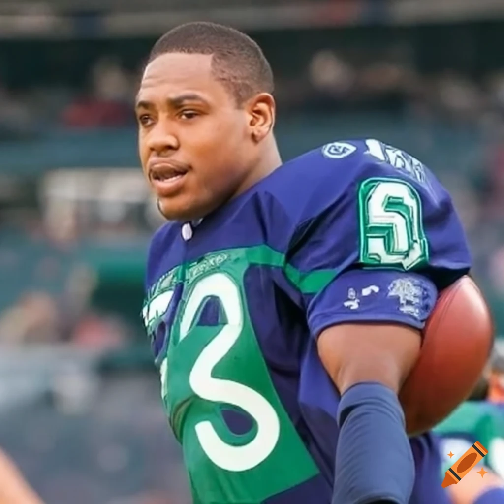 American football player for seattle mariners on Craiyon