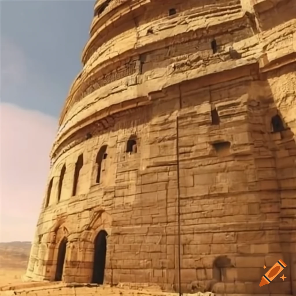 Image of grandiose fortress under construction on Craiyon