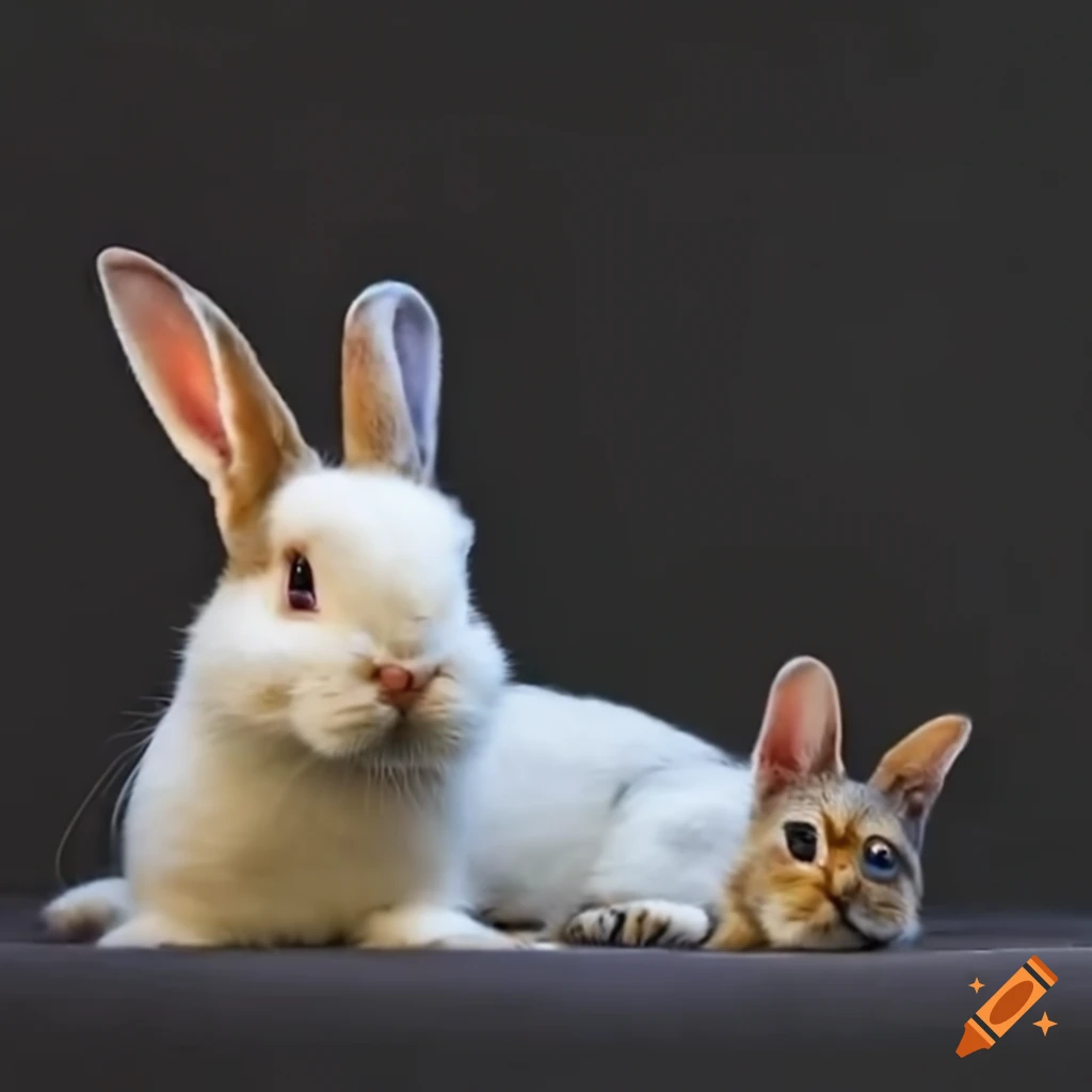 White rabbit holding an oil lamp on Craiyon