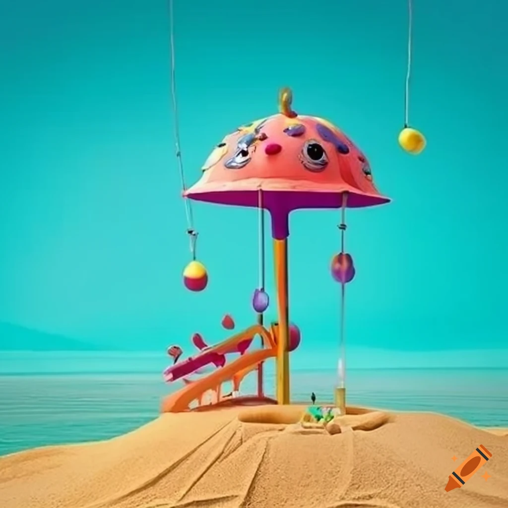 Colorful And Surreal Playground On Craiyon
