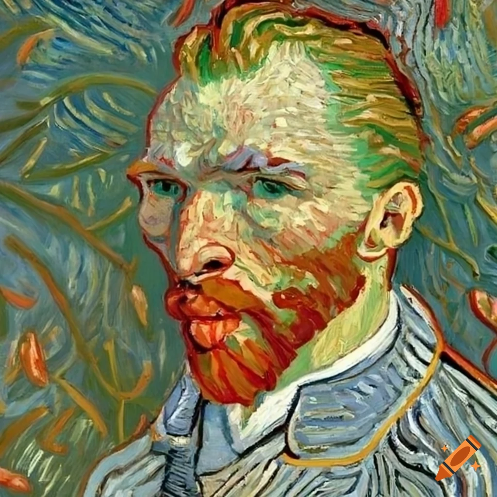 Van gogh self-portrait by van gogh on Craiyon