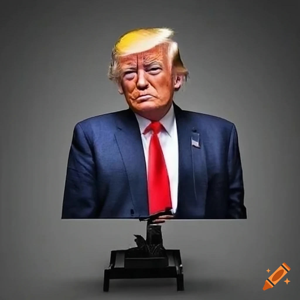 Funny meme of donald trump with german text