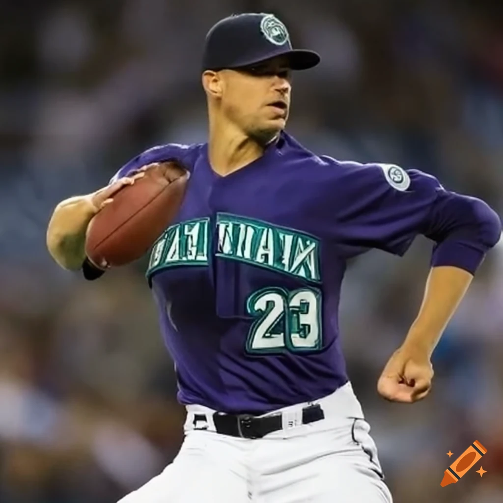 American football player for seattle mariners on Craiyon